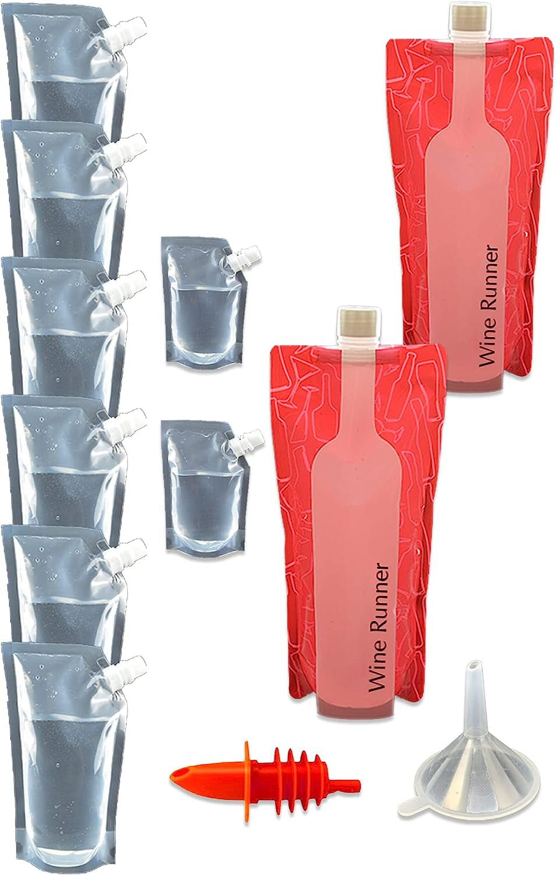 Plastic Flask Kit For Sneak Alcohol Liquor Smuggle Hidden Secret Pouch ...