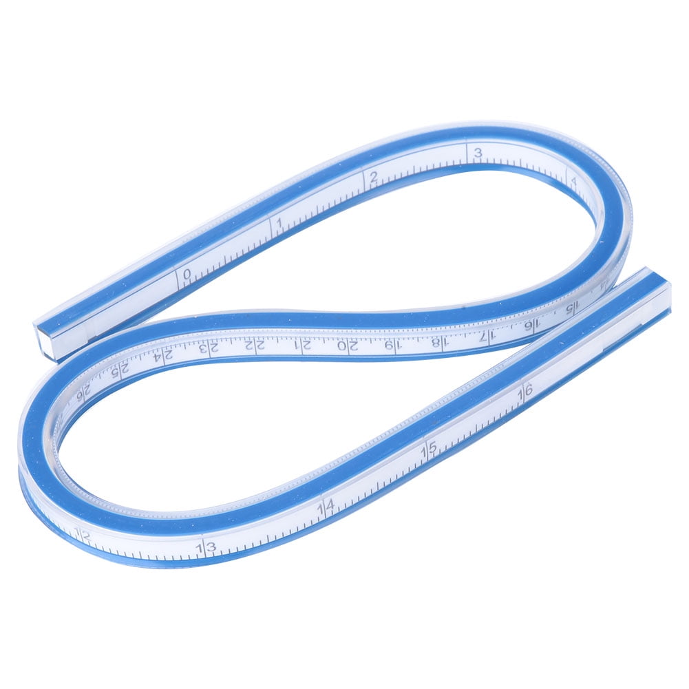 LeiKong Plastic Flexible Curve Ruler Drawing Tape Measure Tool with ...