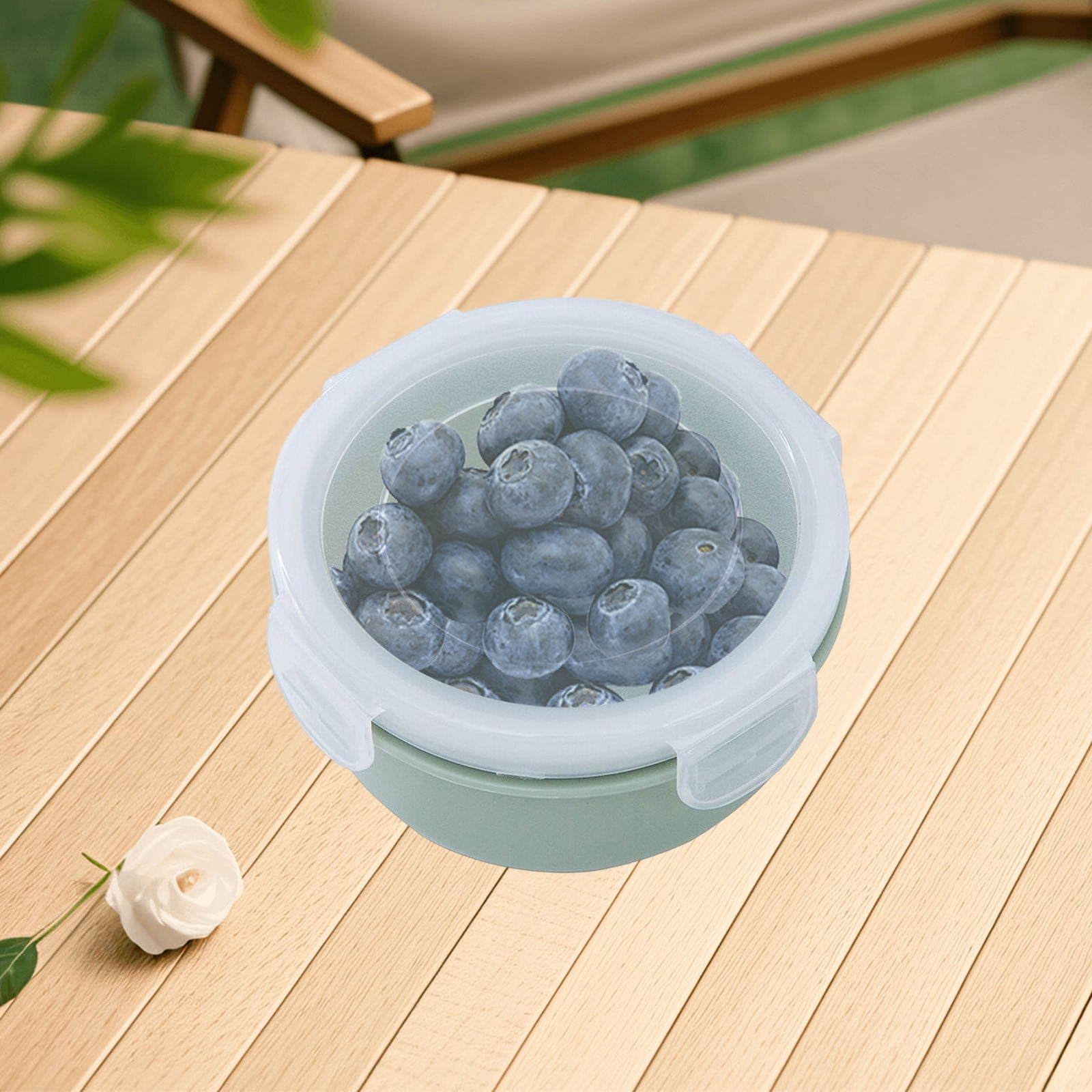 Plastic Flip-Lid Food Storage Container Cheese Dispenser & Spice ...