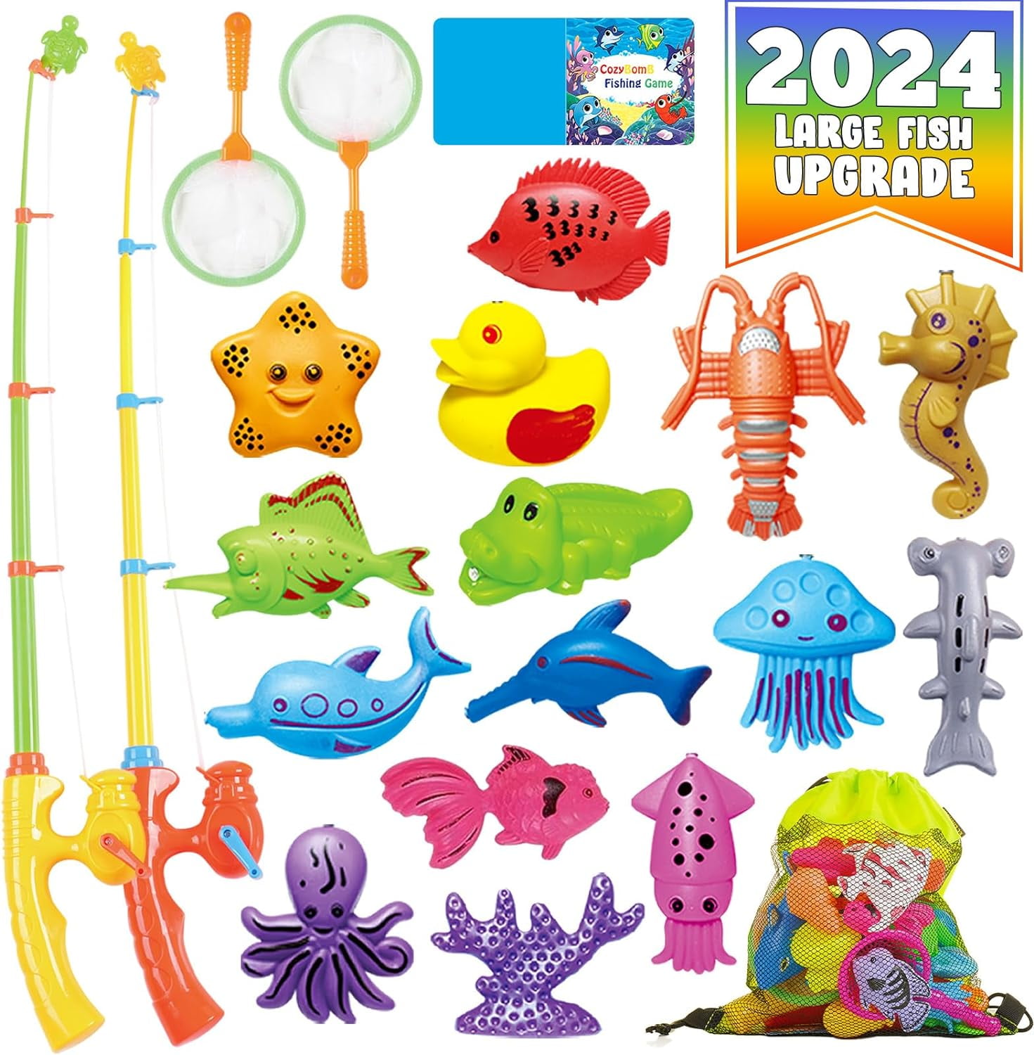 Plastic Floating Fish-Toddler Color Ocean Sea Animals Age 2 3 4 5 6 ...