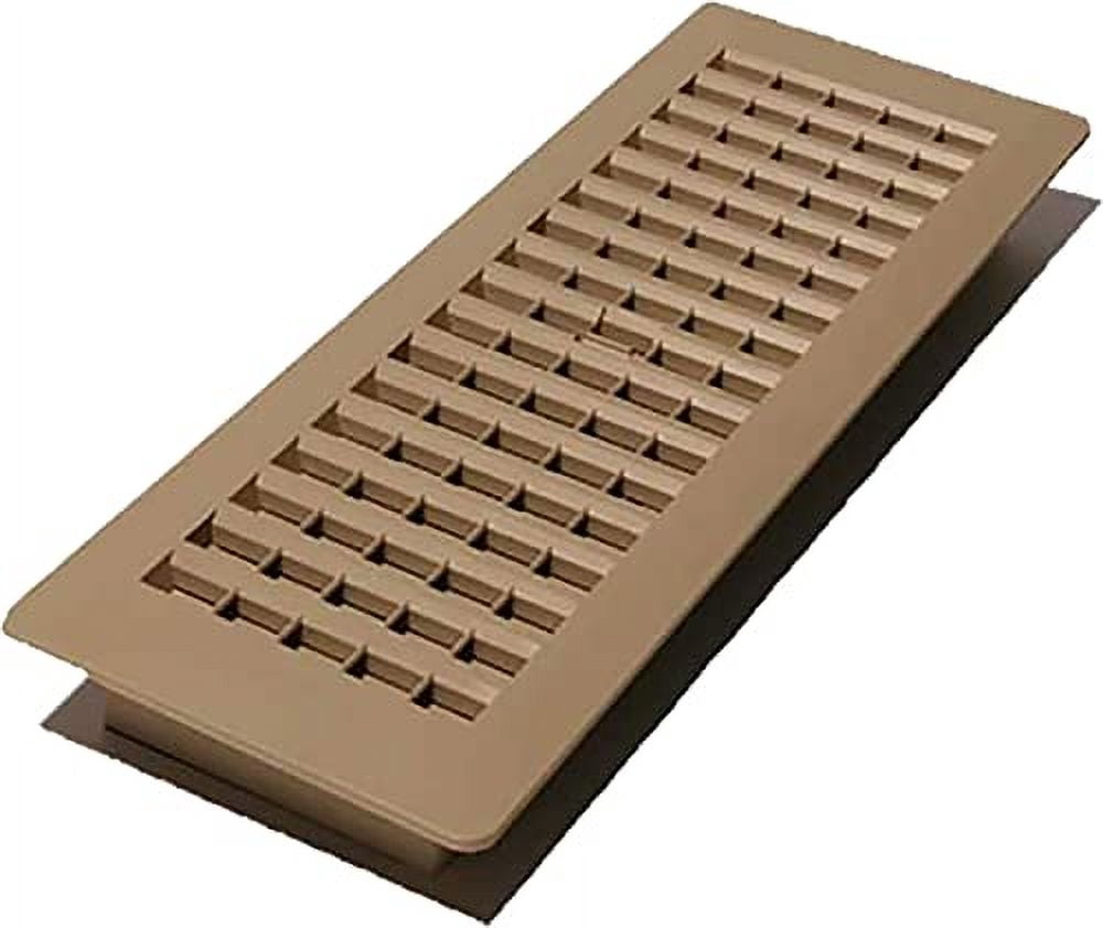 Plastic Floor Register in Tan, 4-Inch by 12-Inch (Duct Opening ...