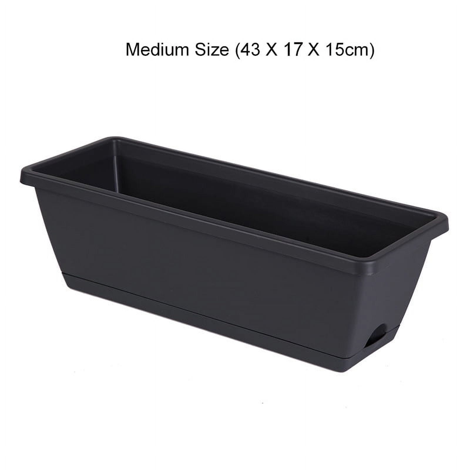 Plastic Flower Pots Family Balcony Plants Vegetables and Flowers Large ...
