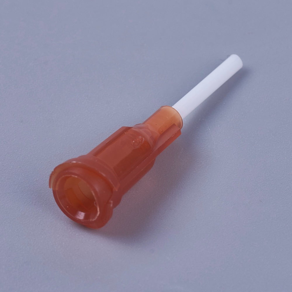Plastic Fluid Precision Blunt Needle Dispense Tips Coral 30x7.5mm Pin ...