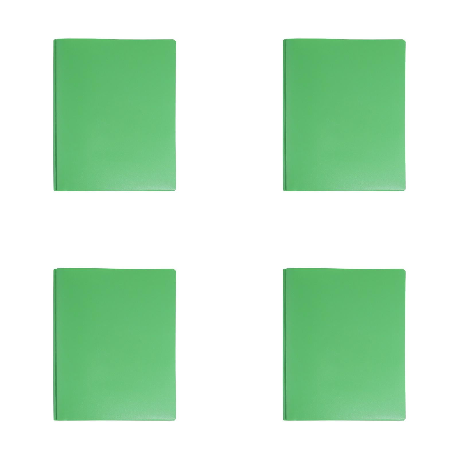 Plastic Folder Green,Two Pocket Folders,1 Pack Two Pocket Folders with ...