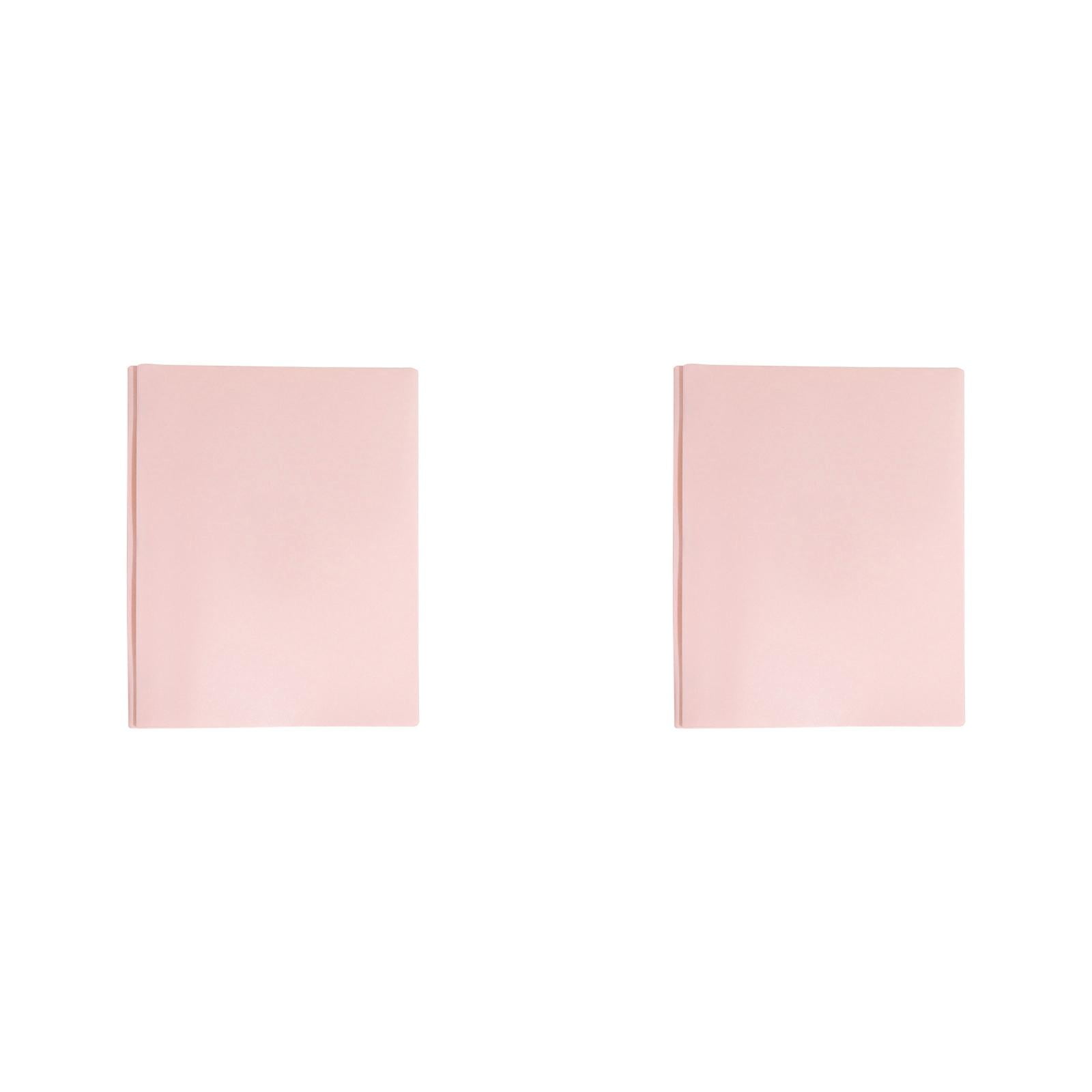 Plastic Folder Pink,Two Pocket Folders,1 Pack Two Pocket Folders with ...