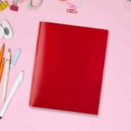 Youngever 6 Pack Heavy Duty Plastic Two Pocket Folders with 3 Prongs ...