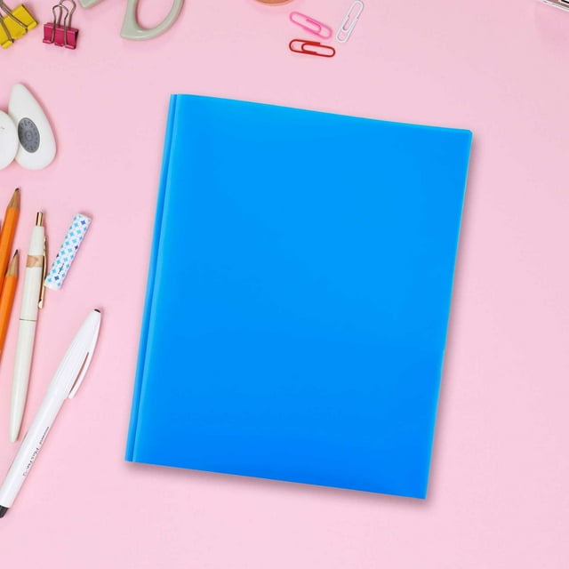 Plastic Folders With Extra Pockets, Heavy Duty Two Pocket File Folders ...