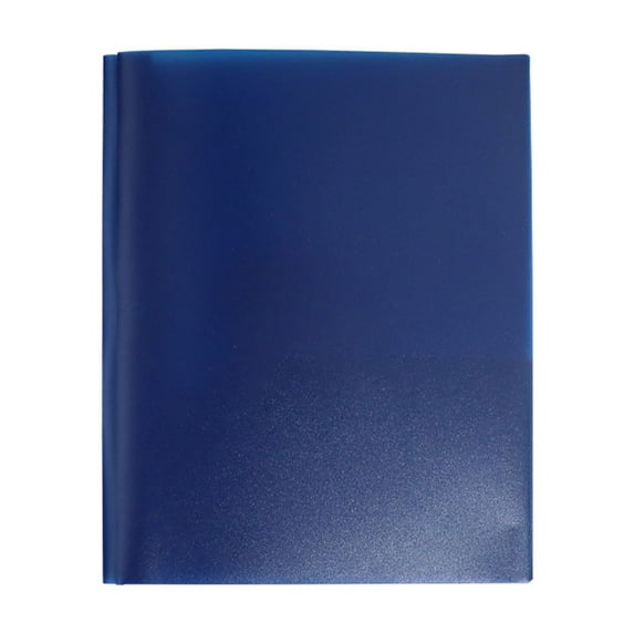 Plastic Folders with Front Pocket and 3 Prong, Plastic Folder with Card ...