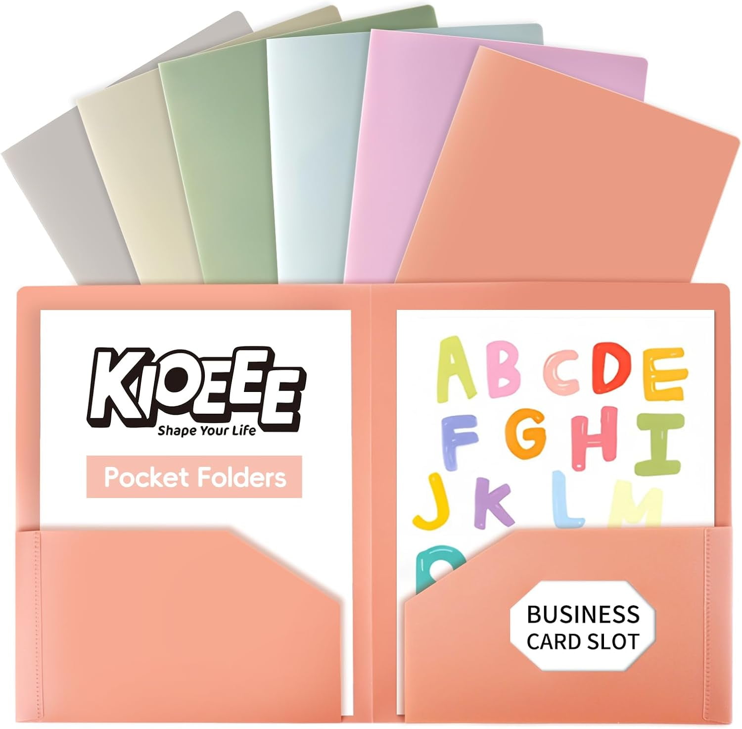 Plastic Folders with Pockets (24 Pack), Heavy Duty Plastic Folders with ...