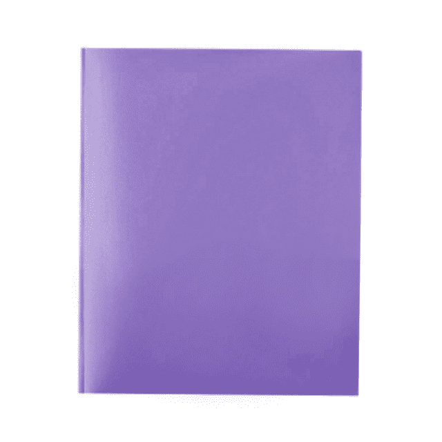 Plastic Folders with Pockets and Prongs, Heavy Duty Pocket Folders with ...