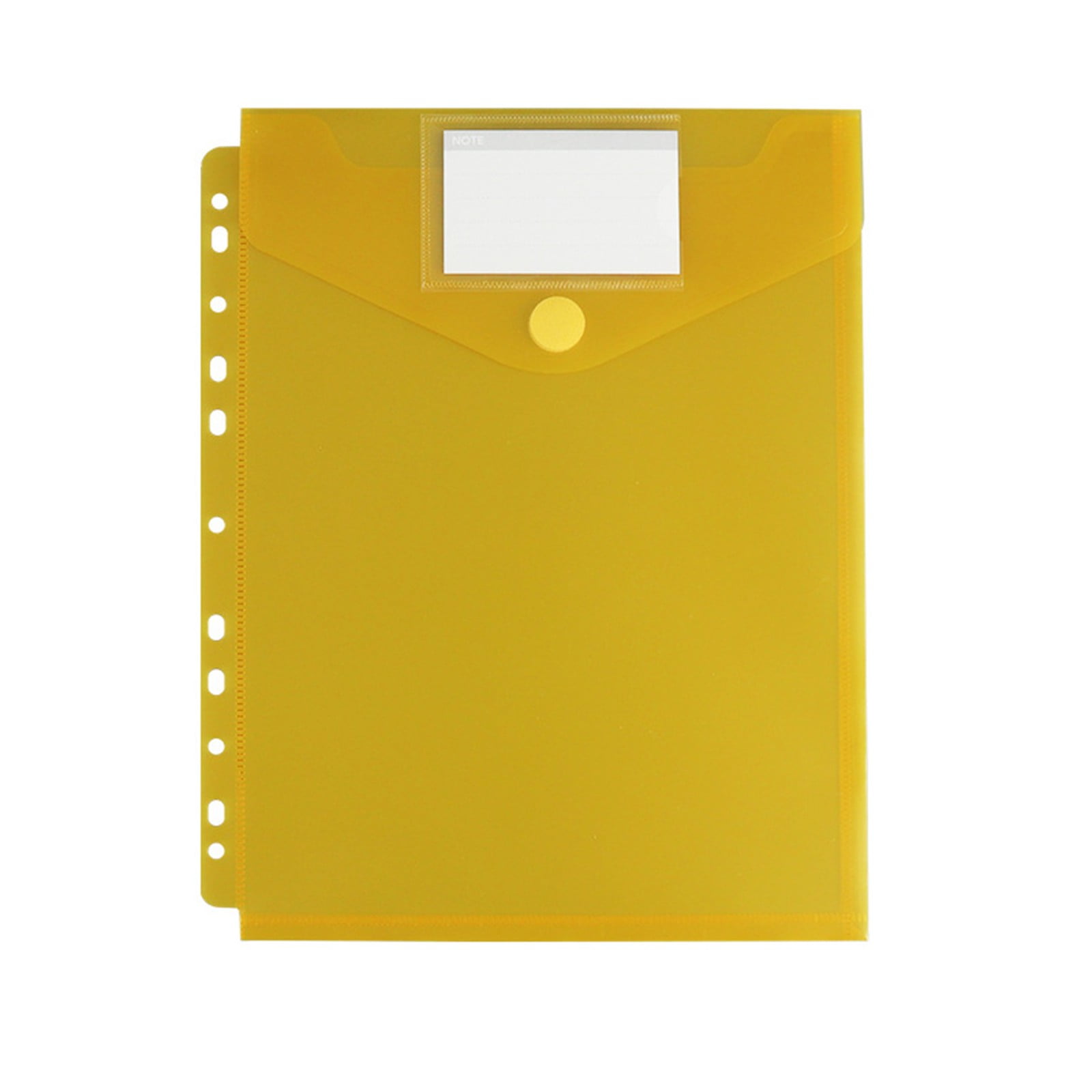 Plastic Folders With Button Close And Removable Mark Label In Letter ...