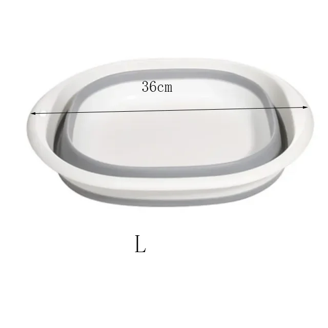 Plastic Folding Basins Portable Wash Basins Folding Laundry Tub Adult ...