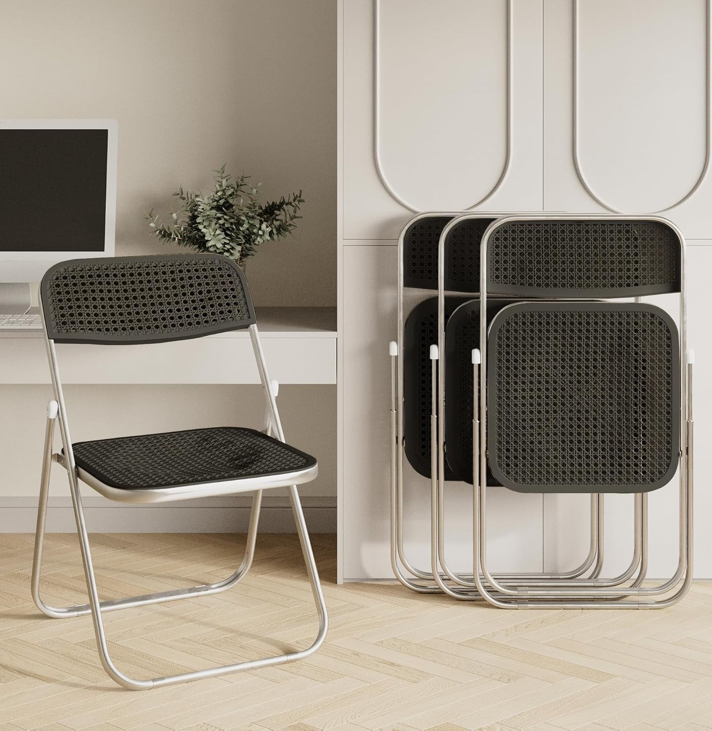 Plastic Folding Chair Foldable Plastic Chair, Outdoor Indoor Portable ...