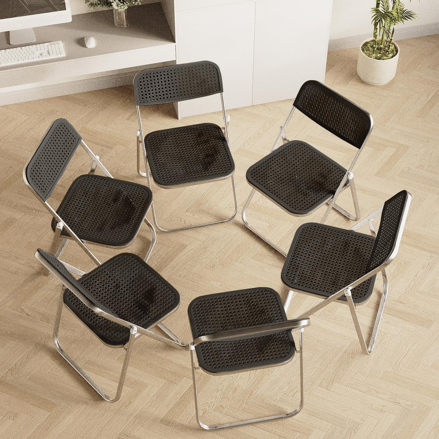 Plastic Folding Chair Foldable Portable Plastic Chair, Outdoor Indoor ...