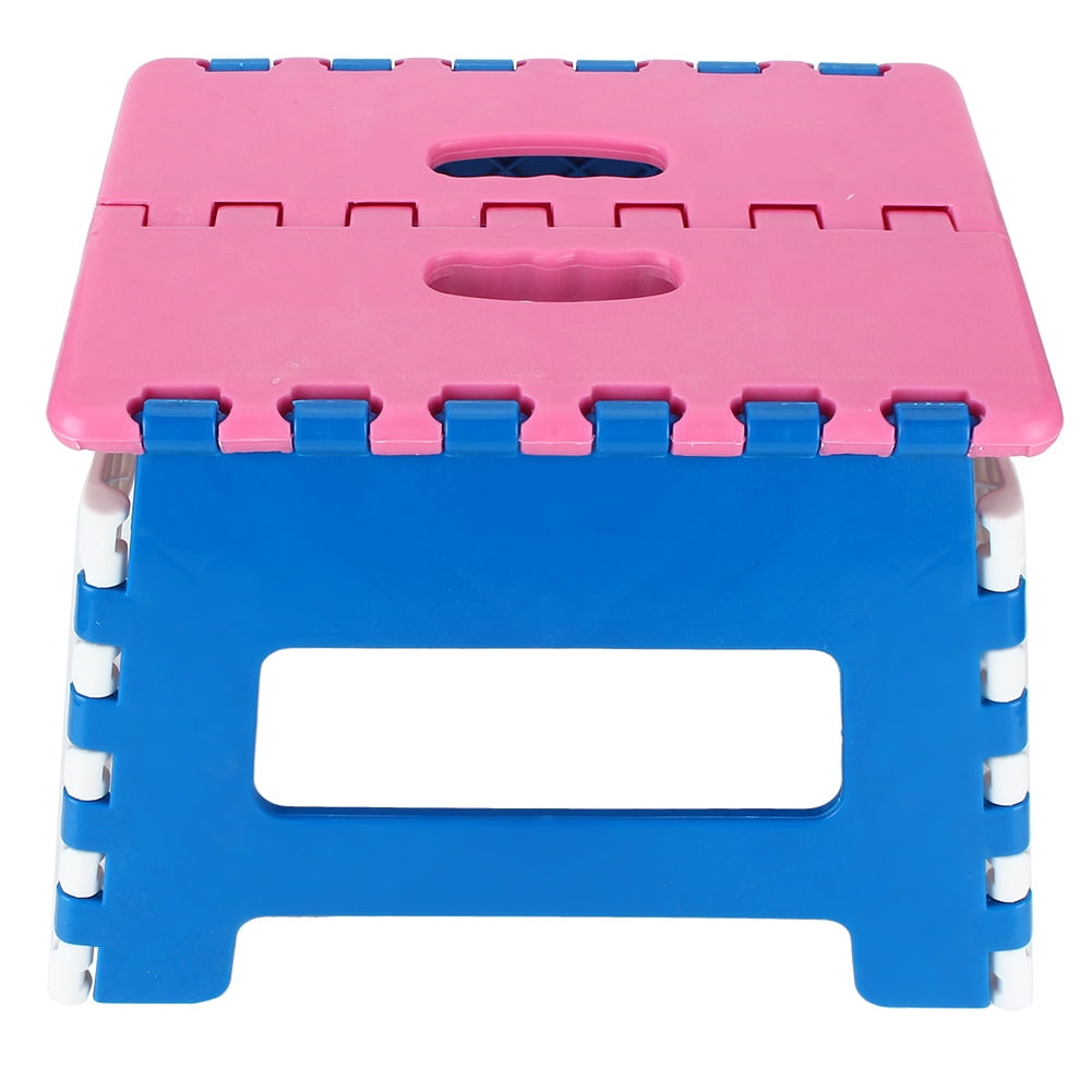 Plastic Folding Ladder Stool Portable Small Chair Thickening Shoe Chair ...