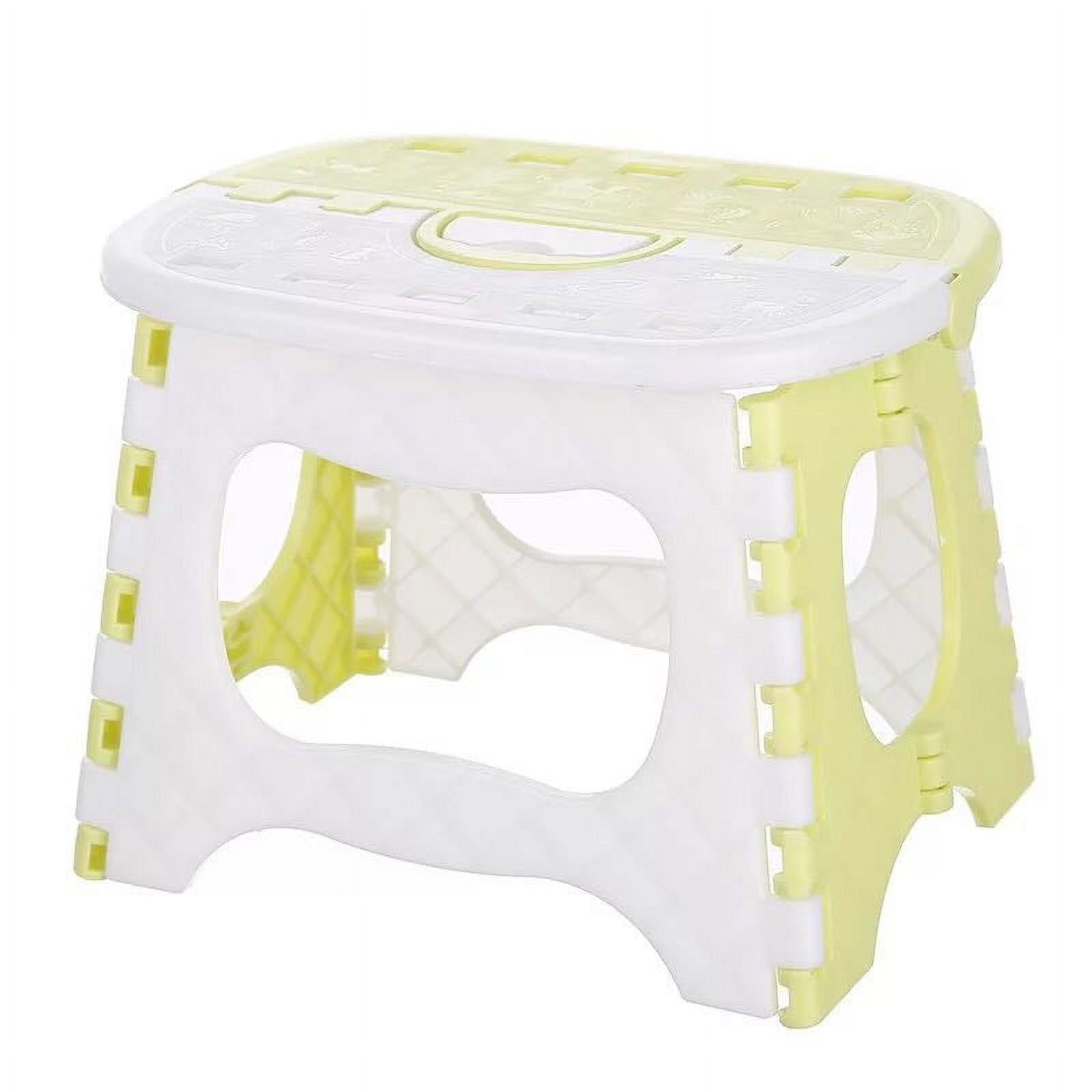 Plastic Folding Step Stool with Portable Handlefor Adults and Kids ...
