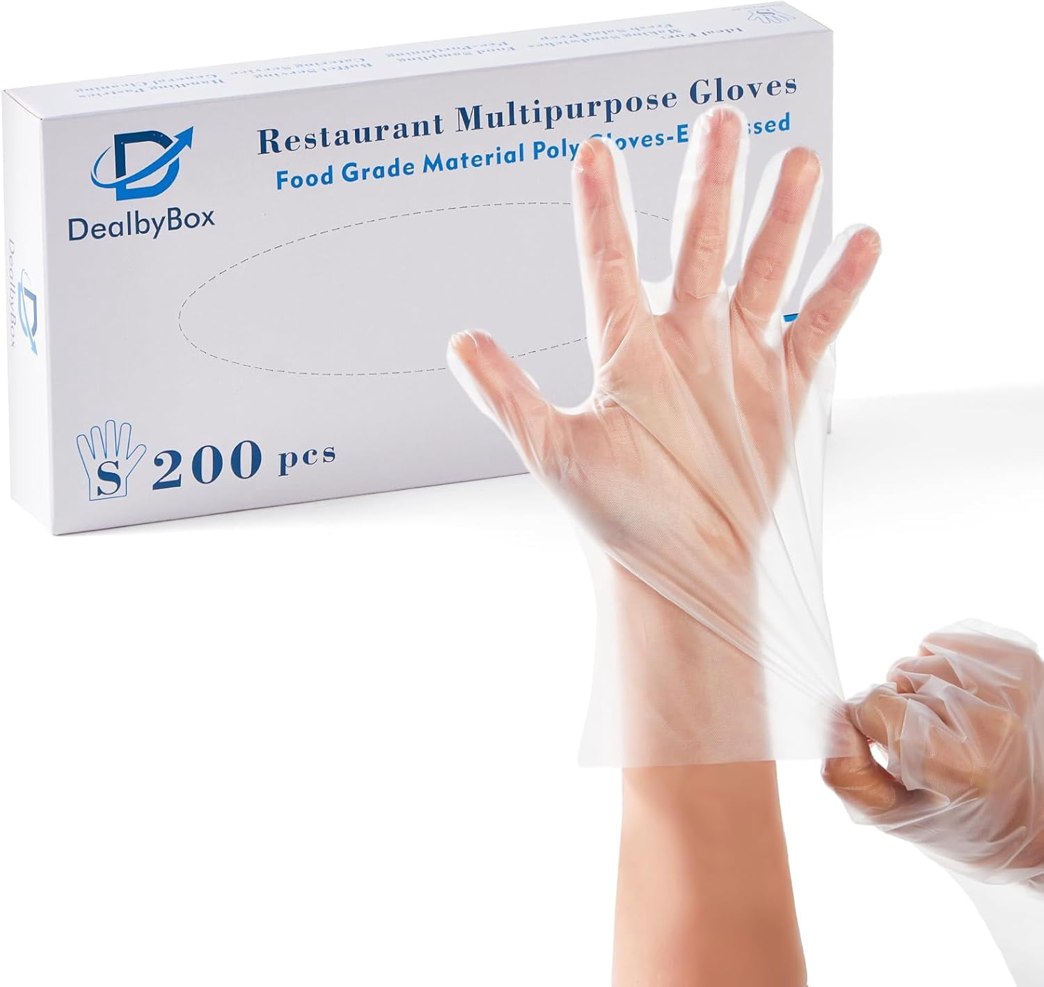 Plastic Food Safe Gloves, Disposable Gloves for Restaurant Cooking ...