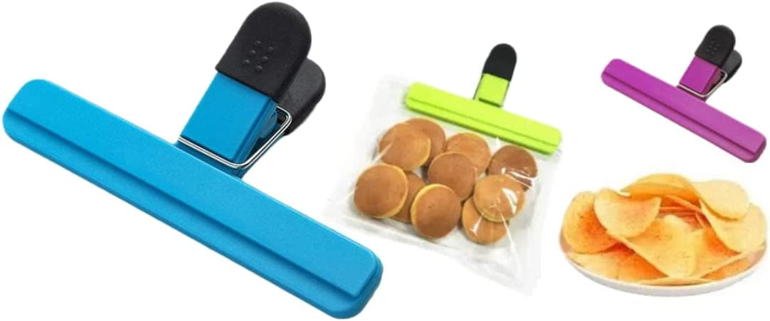 Plastic Food Sealing Bag Clip, Food Bag Clips, Chip Bag Clips Snack ...