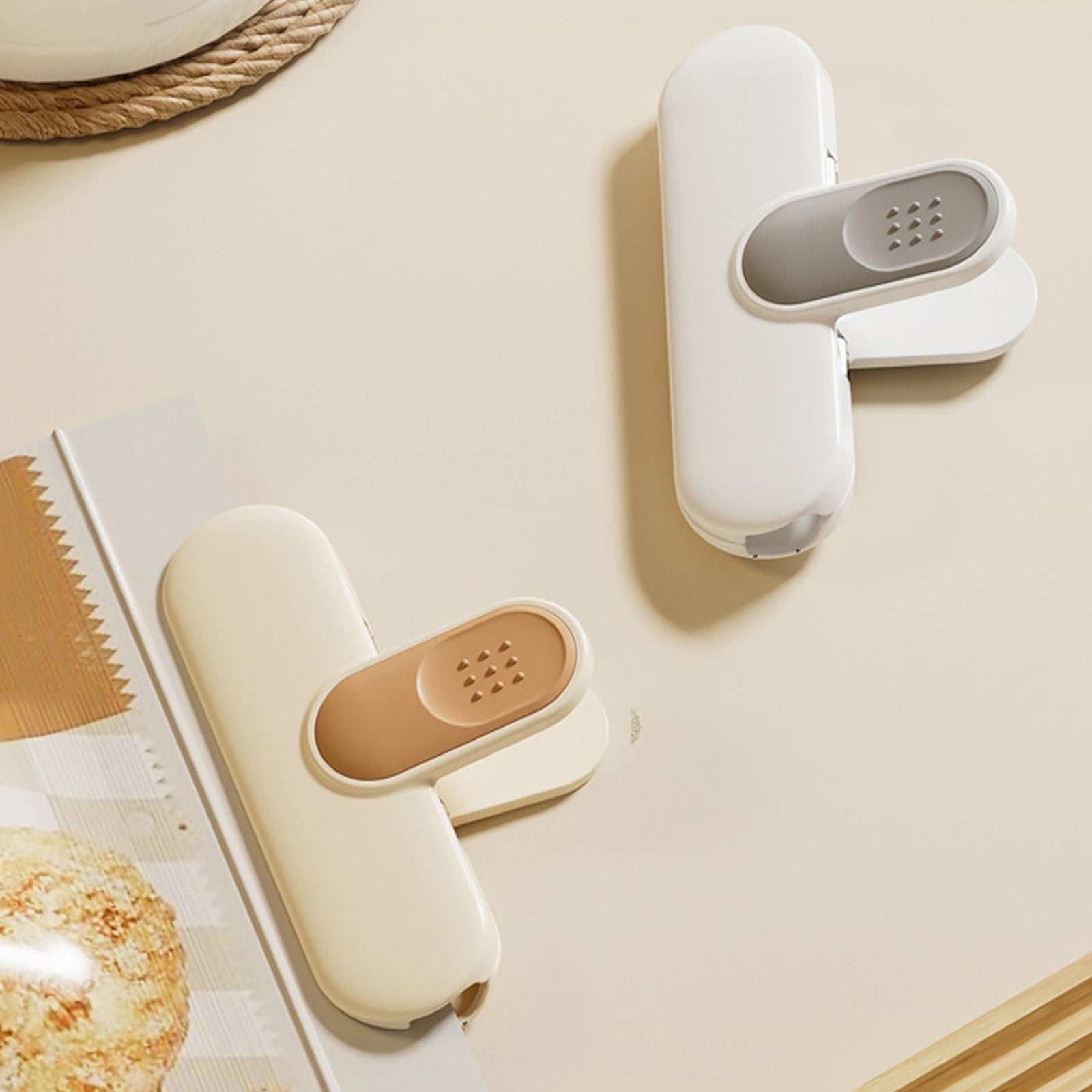 Plastic Food Sealing Clip - 1 Pack Gray Snack Bag Clips for Chips ...