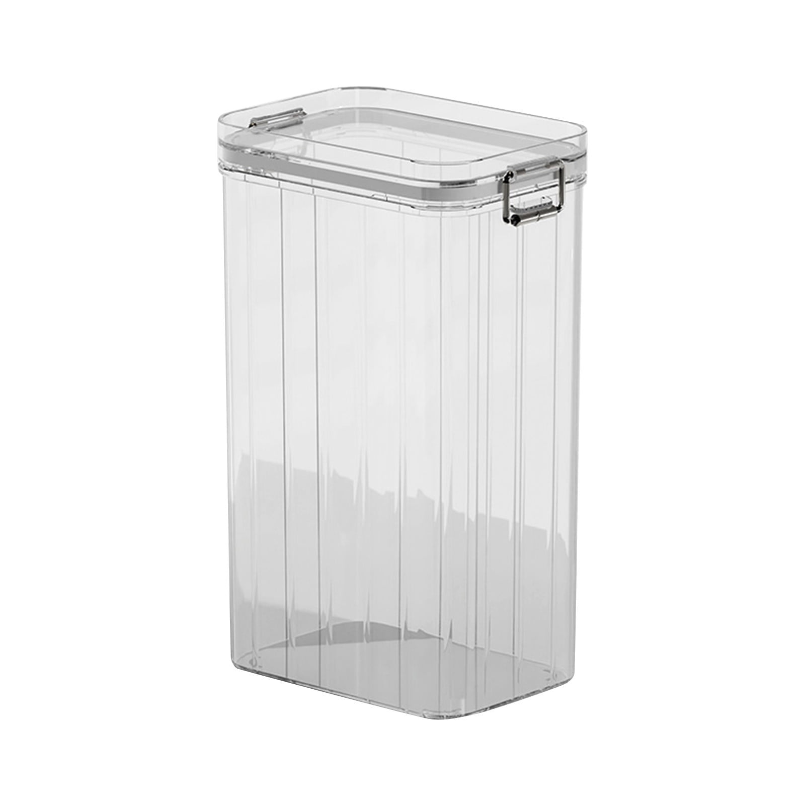 Plastic Food Storage Container Rectangle 60.86 Ounces Clear Natural ...