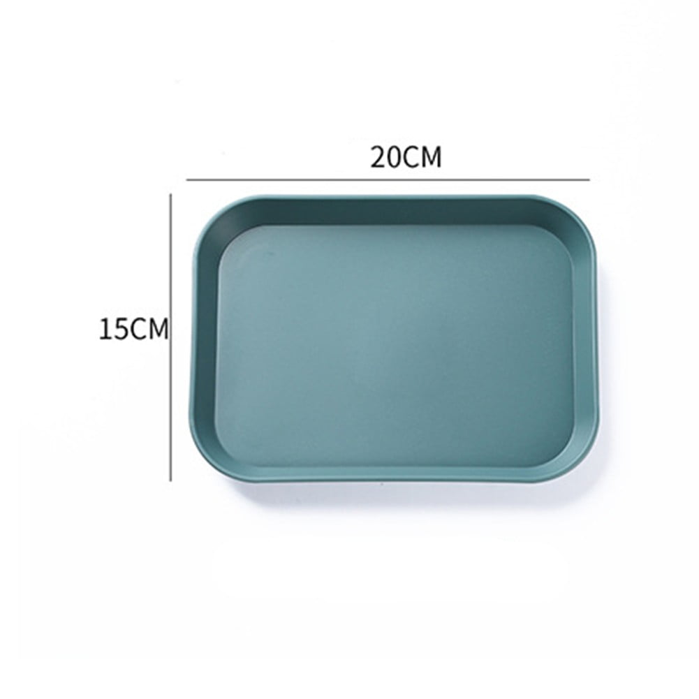 Plastic Food Tray Anti Slip Serving Tray Household Rectangular Storage ...