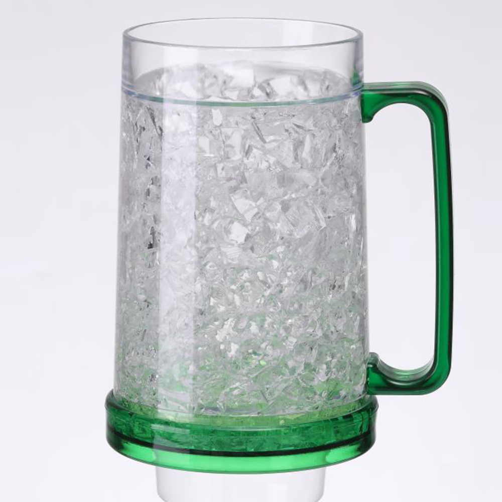 Plastic Freezer Beer Mugs Easy Operation Ice Freezer Cups for Summer ...