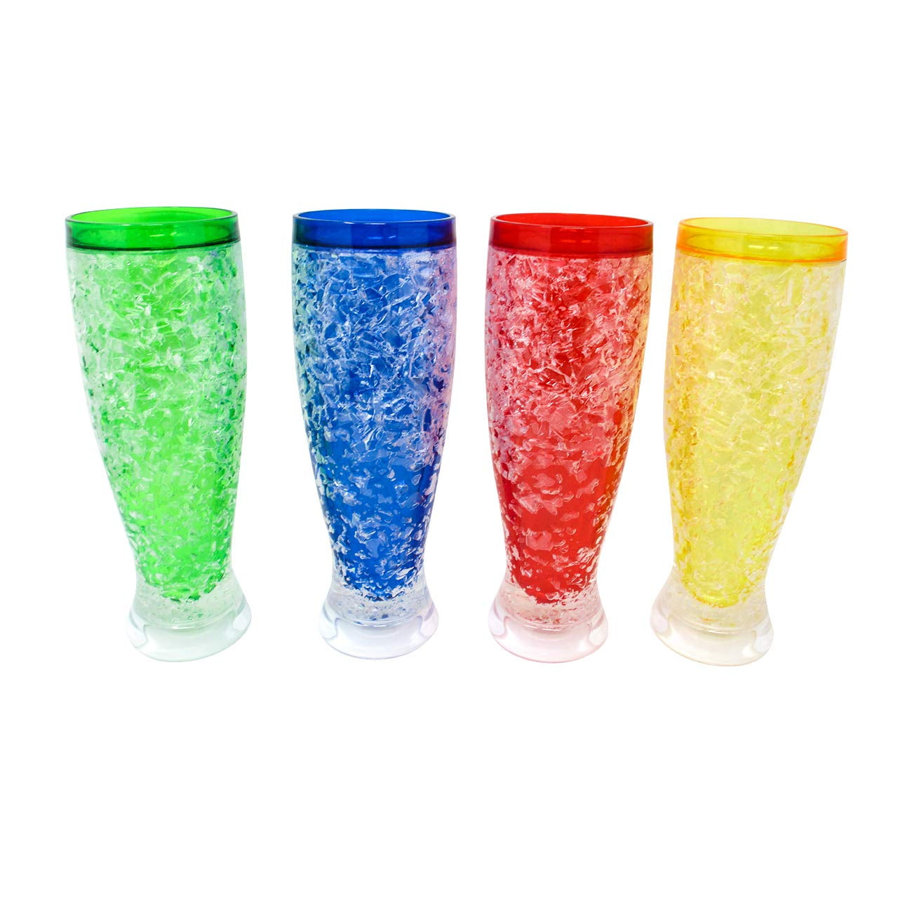 Plastic Freezer Mugs with Gel (Set of 4) - Walmart.com