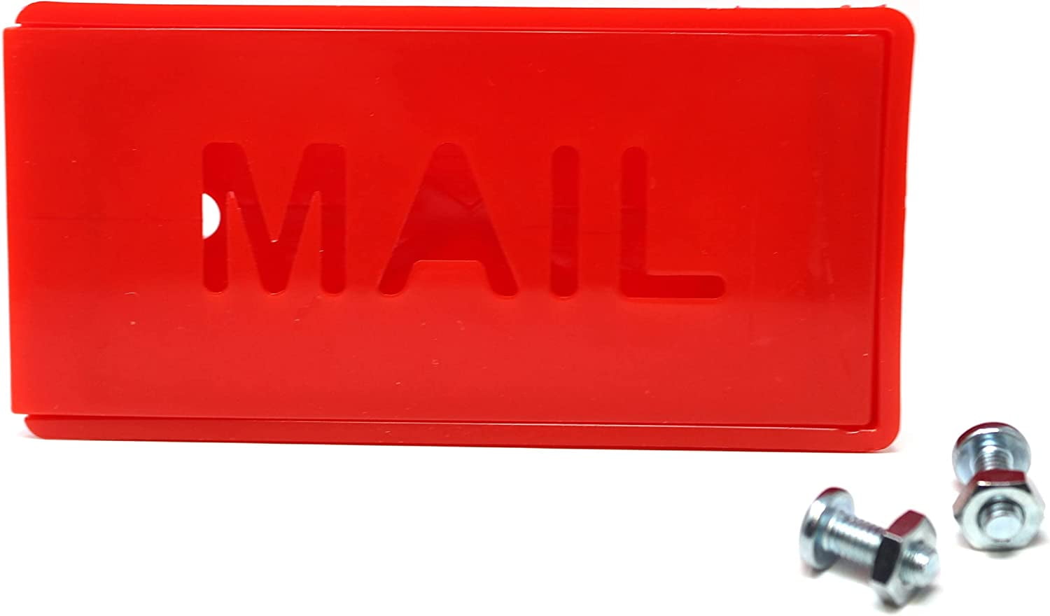 Plastic Front Mount Red Mailbox Flag for Brick, Stone Mailboxes | Mail ...