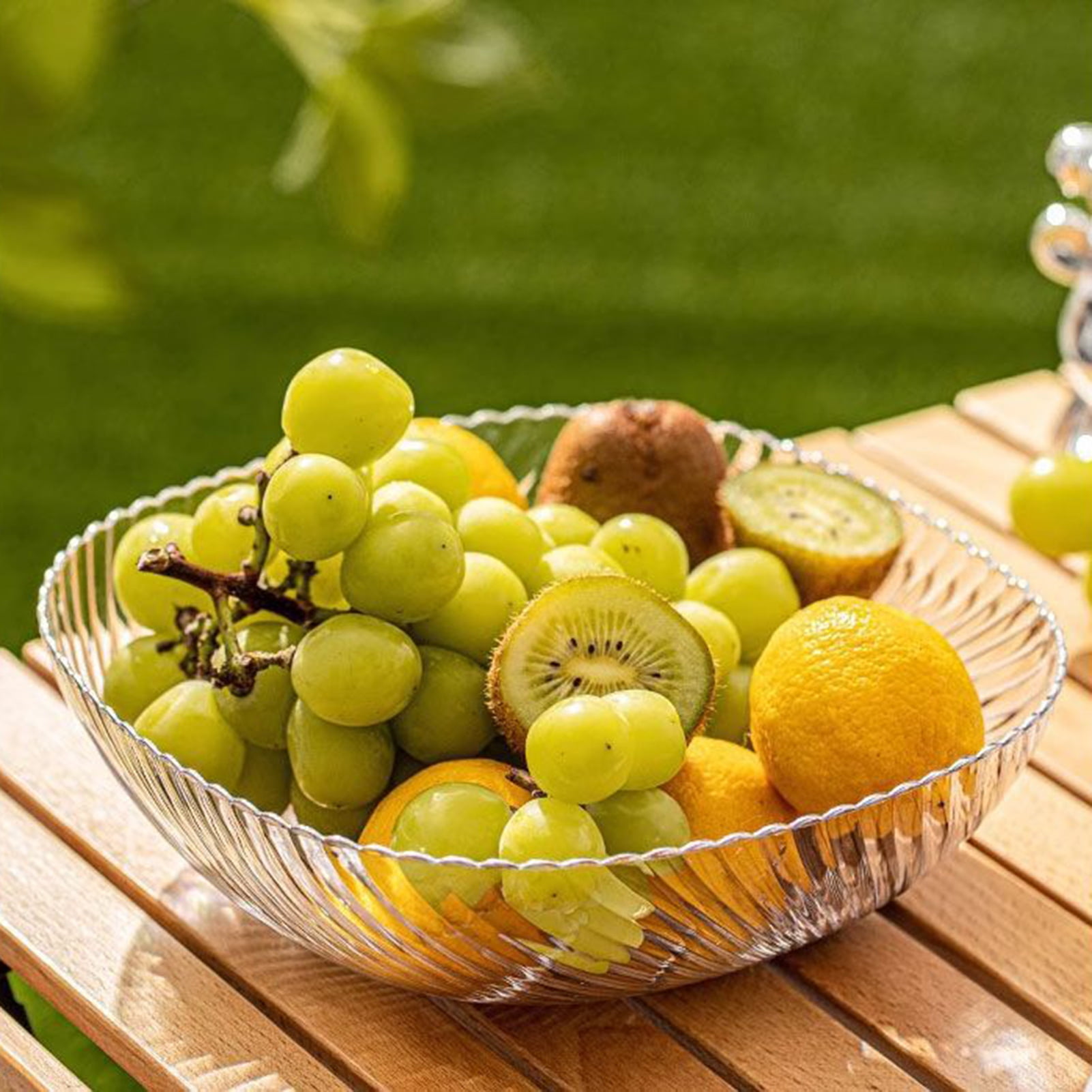 Plastic Fruit Bowls - Crystal Bowls - Fruit Bowl for Kitchen Counter ...