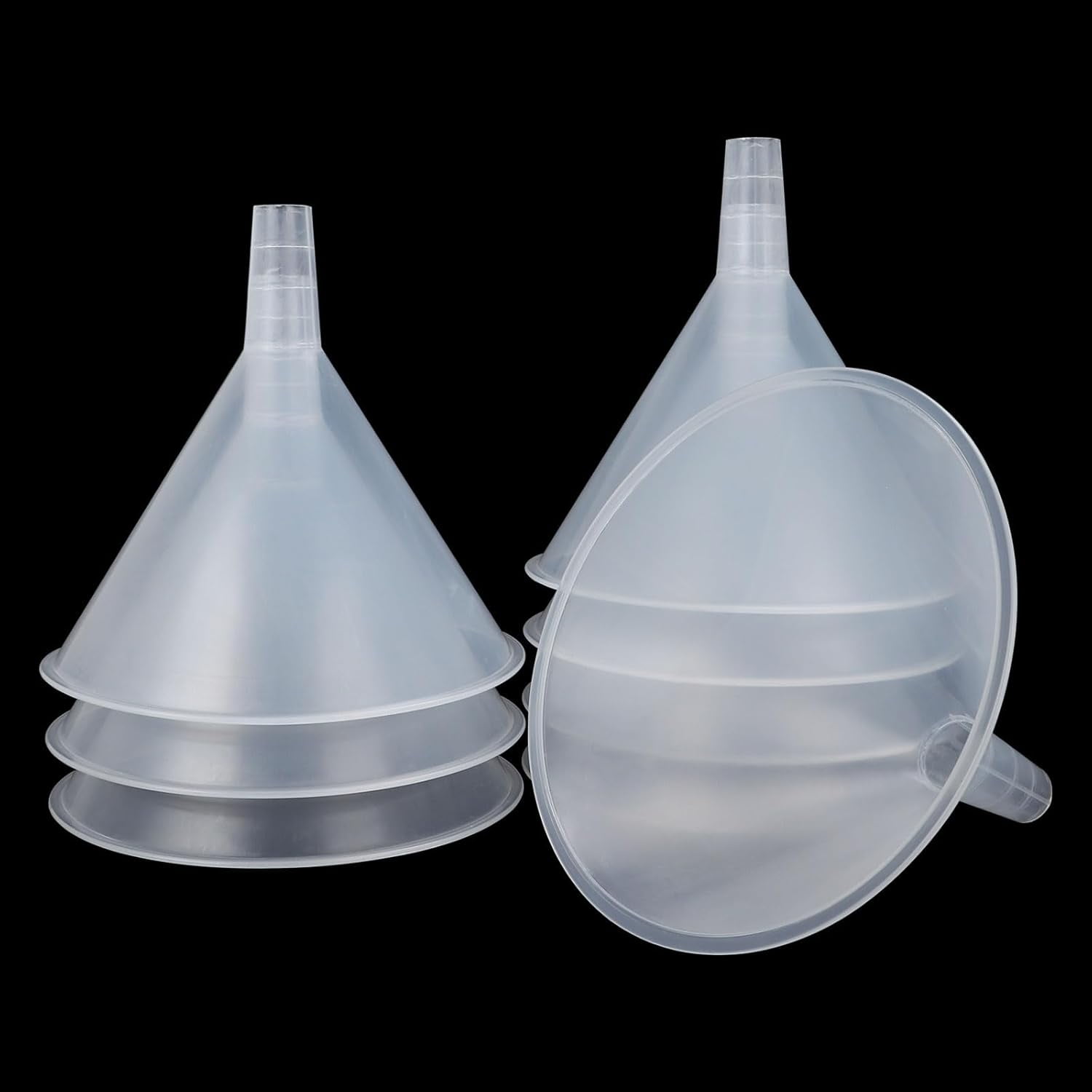 Plastic Funnels, Wide Mouth Large Funnel, Clear Plastic Filter Funnel ...