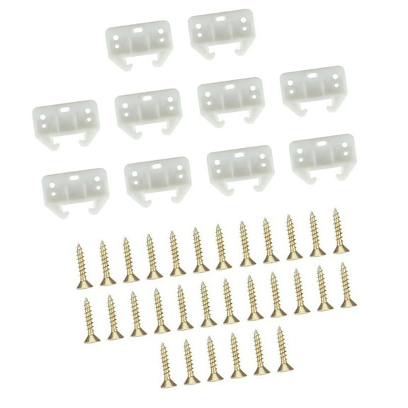 COMPUKAS Center Guide Track Wood Drawer Replacement Slides 2pcs Drawer ...