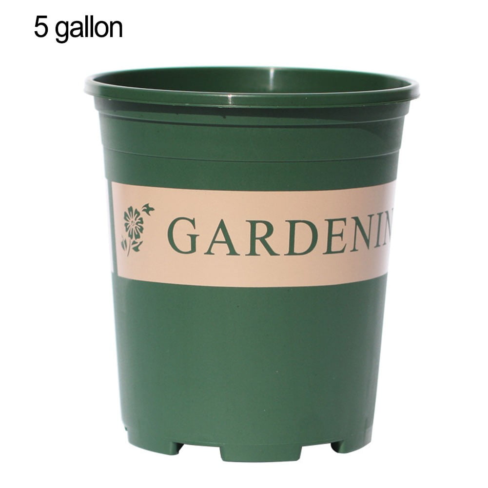 Plastic Gallon Flower Pot Balcony Flower Succulent Flower Pot Green Pot ...