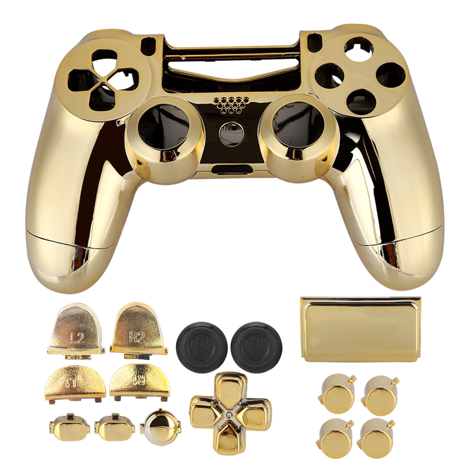 Plastic Game Pad Handle Housing Shell Cover Controller Hard Case Cover for PS4 SLIM - Walmart.com