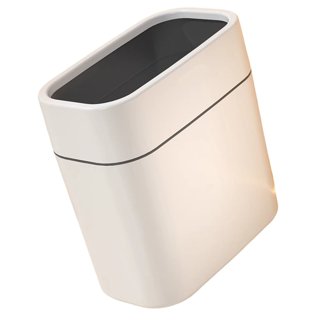 Plastic Garbage Can with Press Type Opening Large Capacity Trash Can ...