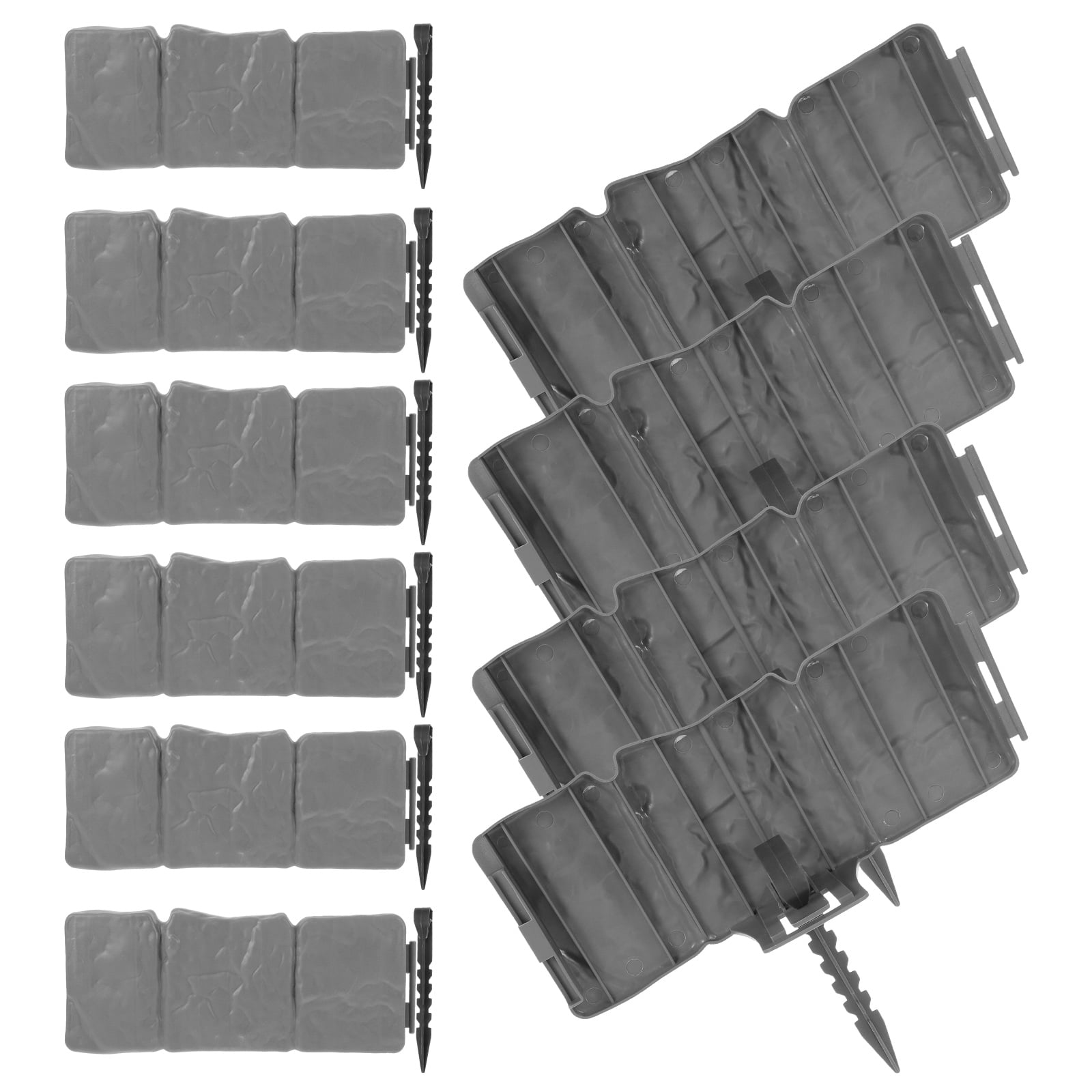 Plastic Garden Edging Strip Tarpaulin Tent Edge Fence Flower ...