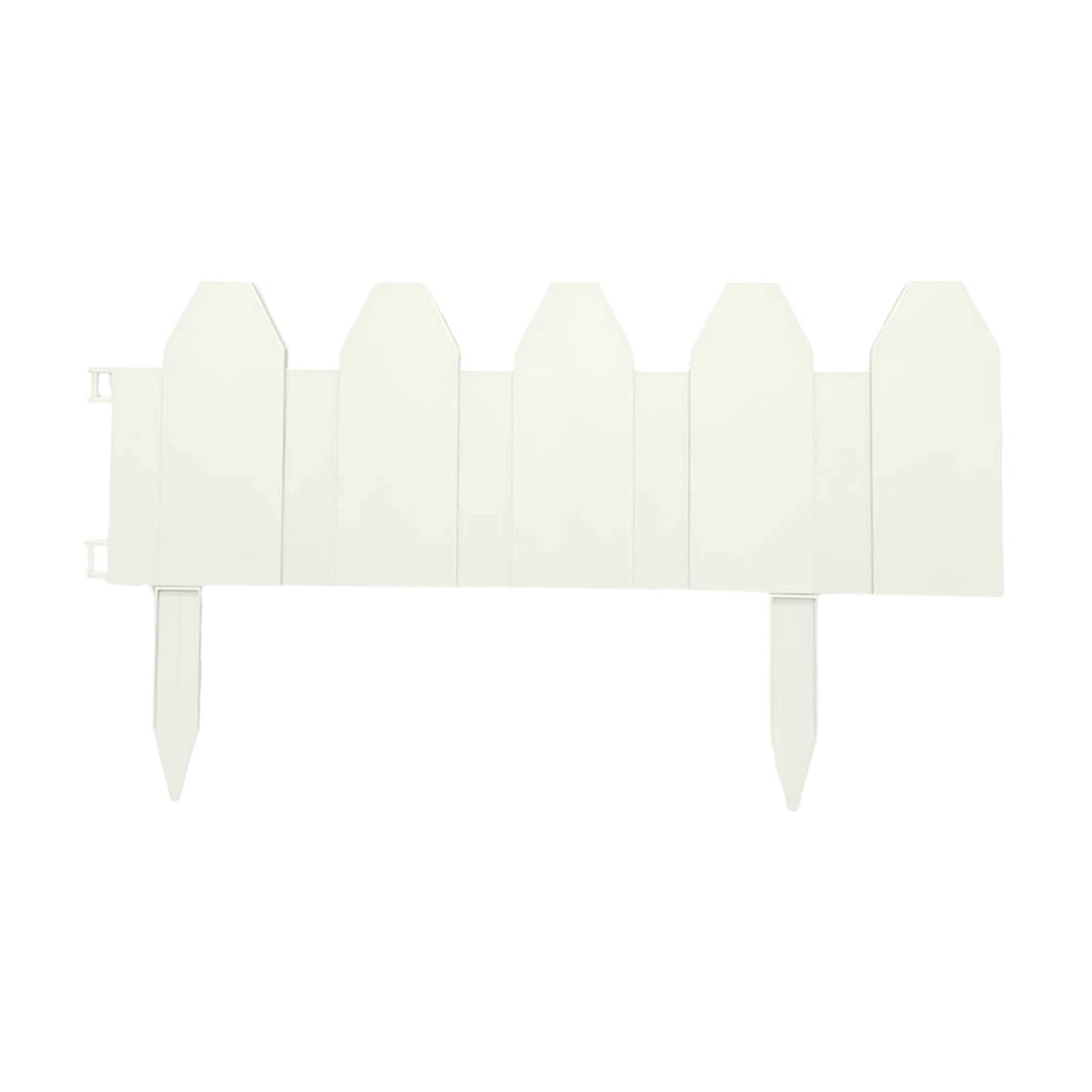 Plastic Garden Fence - Decorative Edging for Lawns and Flowerbeds ...