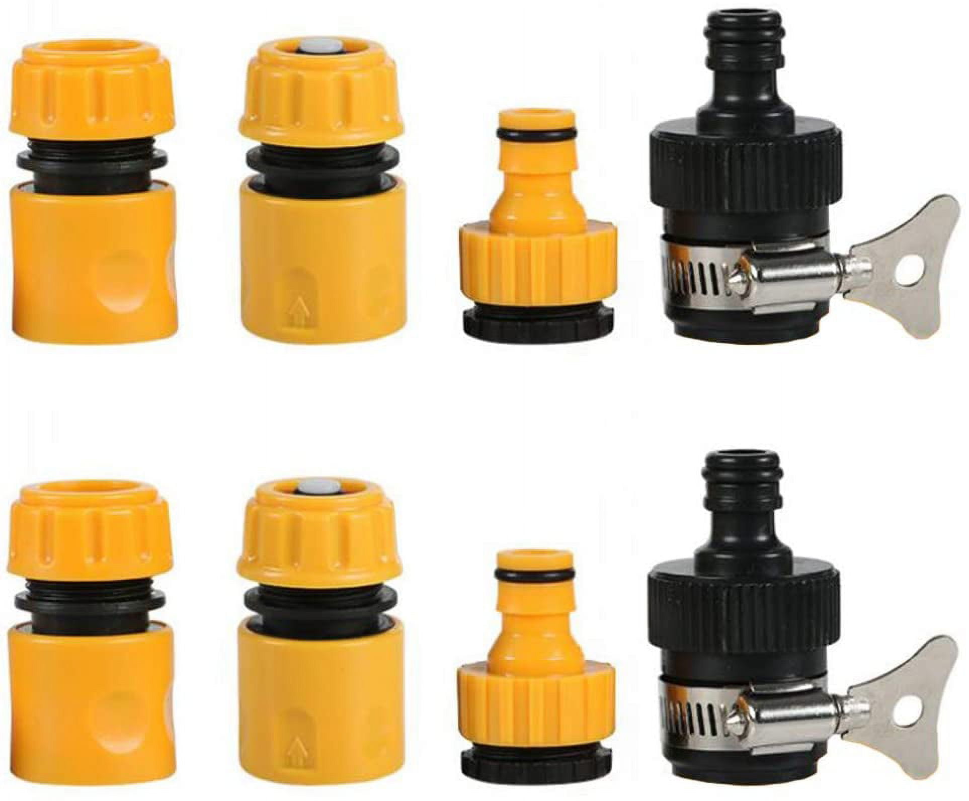 Plastic Garden Hose Connector Set Including Quick Release Connector 1/2 ...