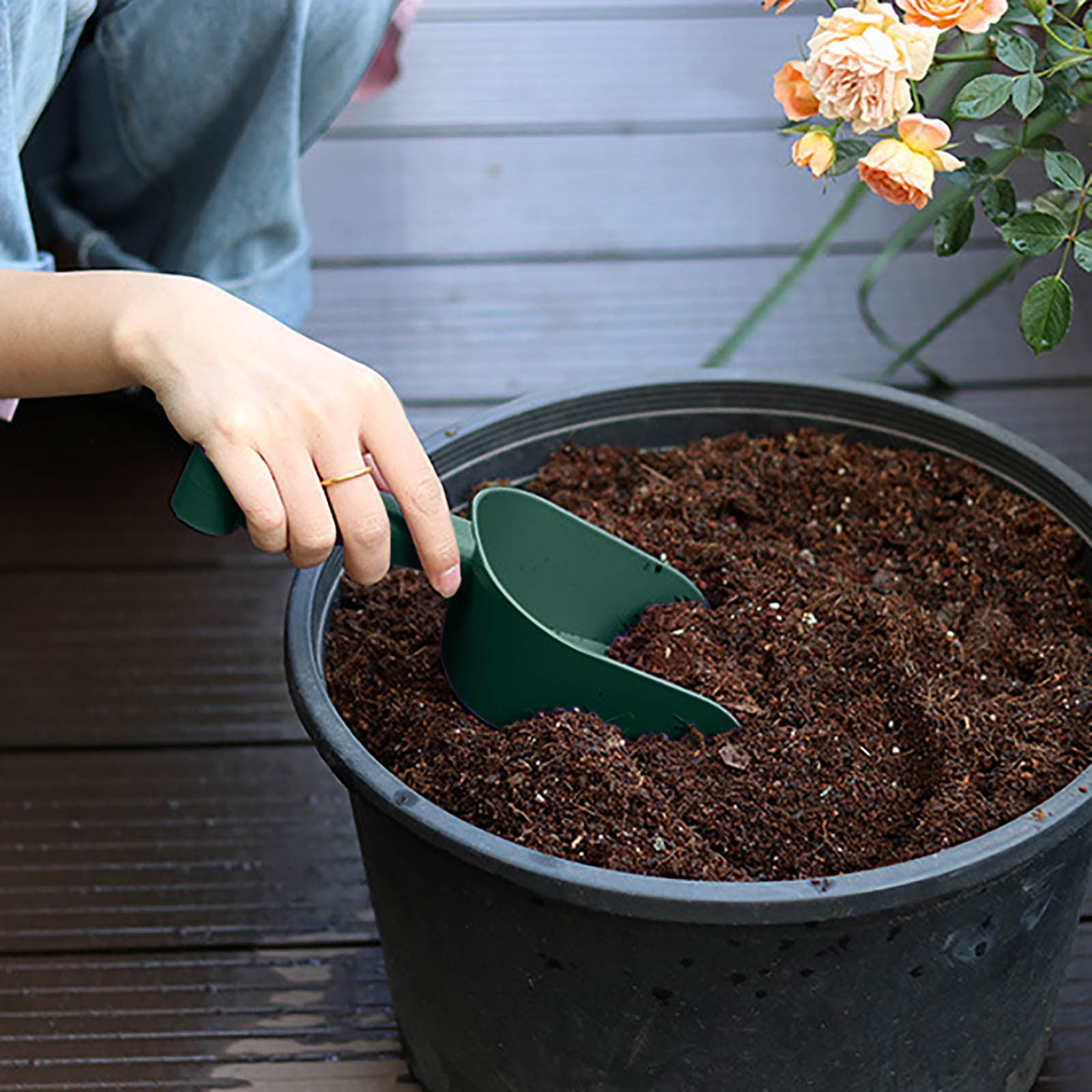 Plastic Garden Shovel Multi-Function Plastic Scoop Soil Shovel Spoons ...