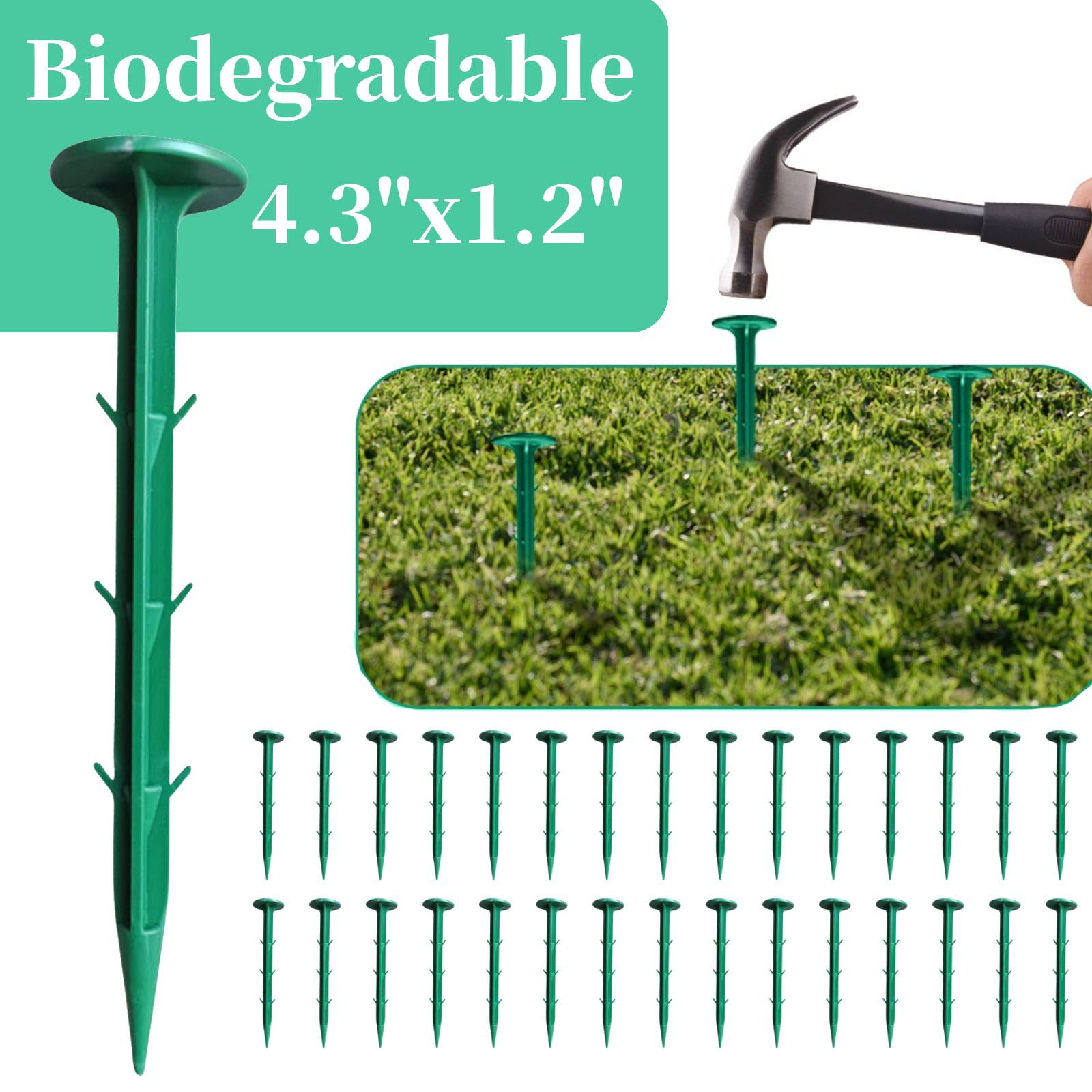 Plastic Garden Stakes Landscaping Rustproof Staples Anchoring Stakes ...