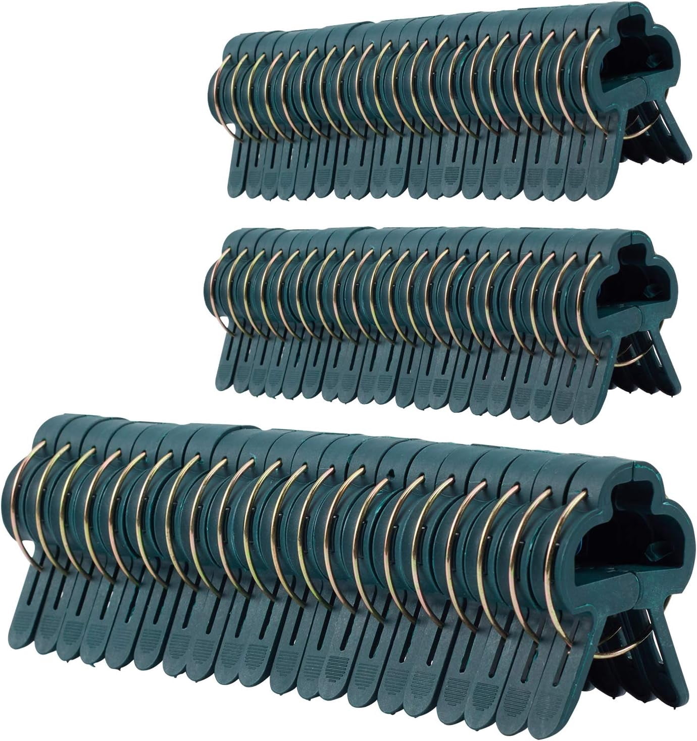 Plastic Gardening Plant & Flower Lever Loop Gripper Clips for ...