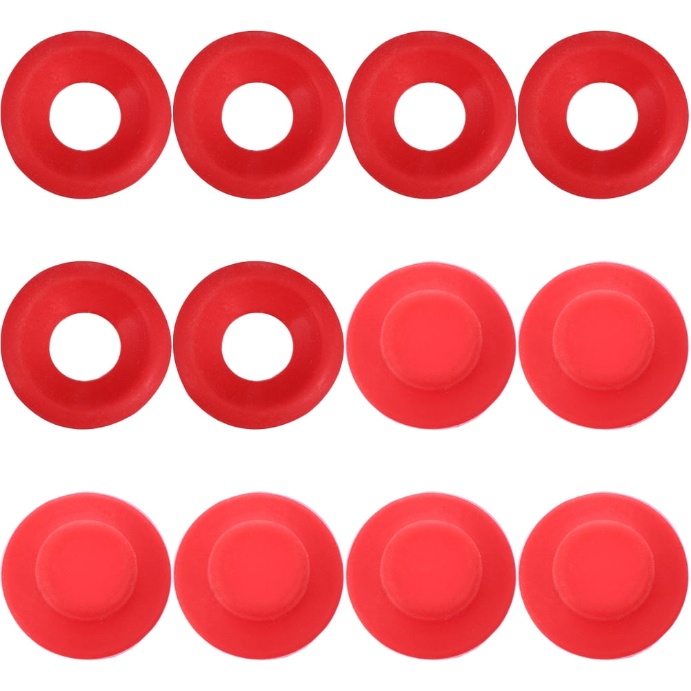Plastic Gaskets Red Color Sealing Cap Leak-proof Silicone Rubber Washer ...