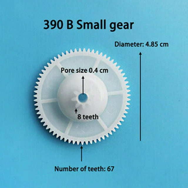 Plastic Gear for Gearbox 550 and 390 Children'S Electric Car Kid Ride ...