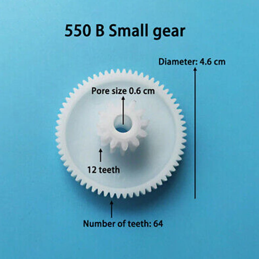 Plastic Gears For Kids Electric Rc Car 550 And 390 Gearbox Ride Toy Car ...