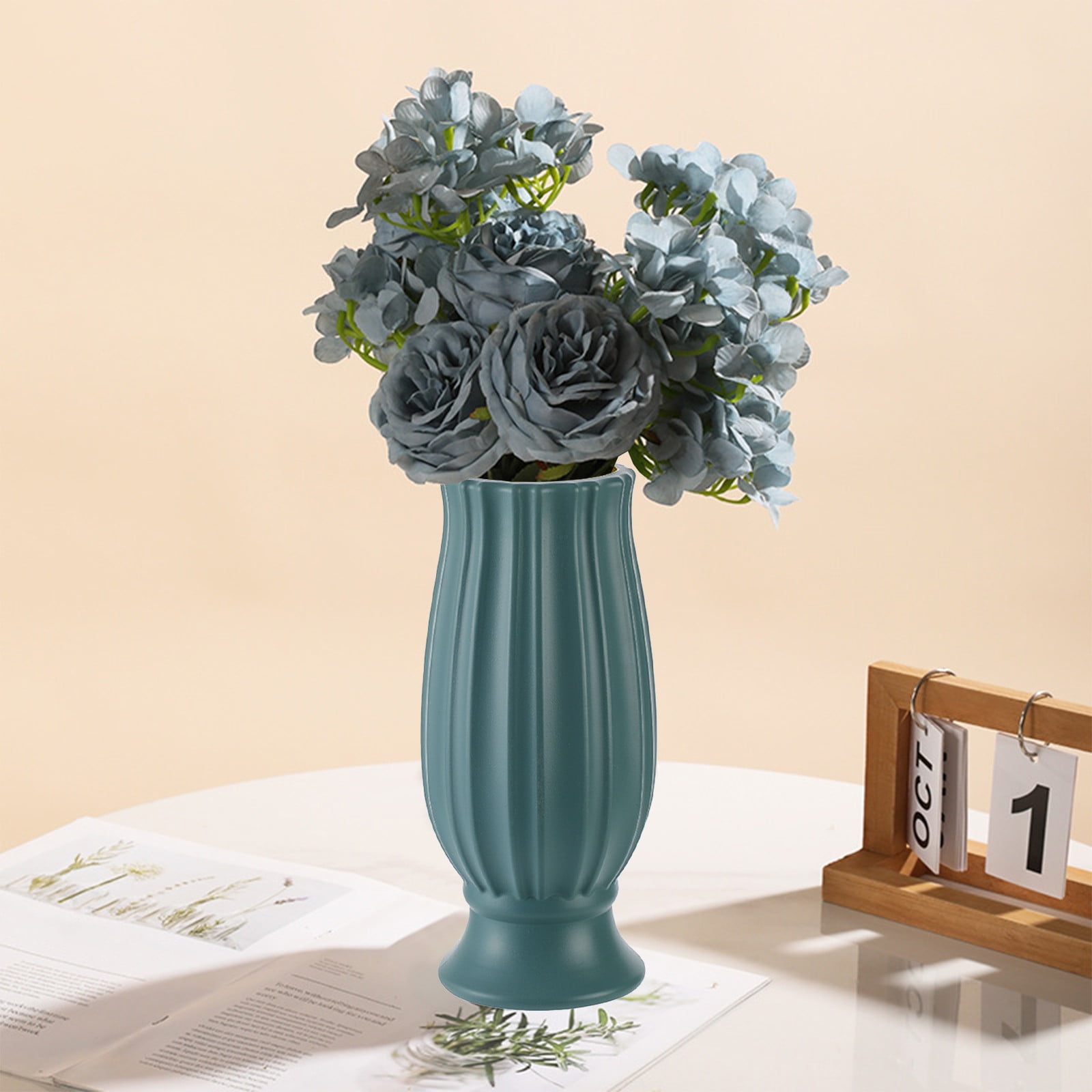 Plastic Glazed Vase, Living Room Decor, Dried Flower Pot, TV Stand ...