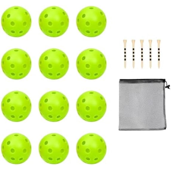 Plastic Golf Balls Practice Limited Flight Golf Training Ball Hollow ...