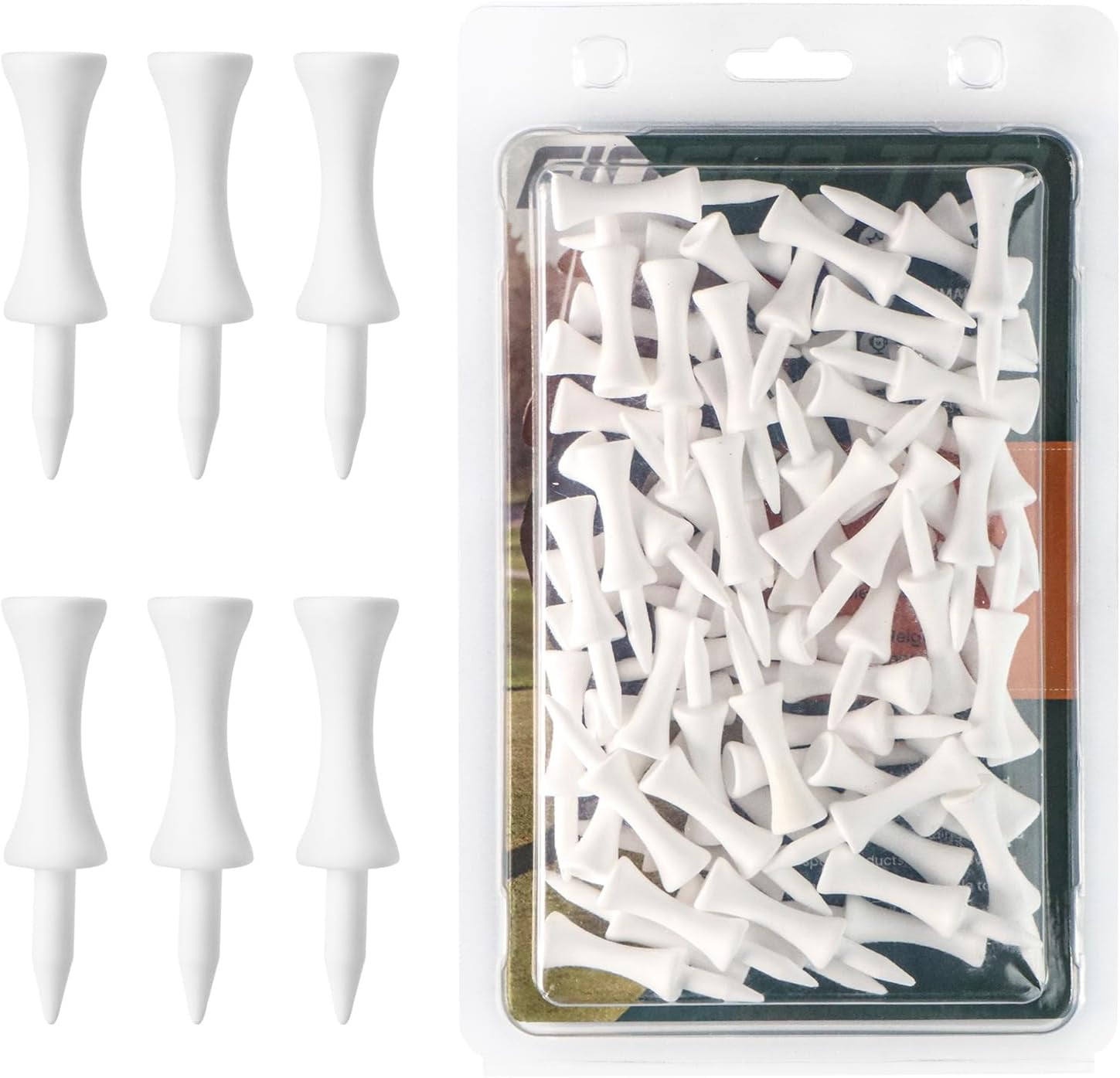Plastic Golf Castle Tees Step Down Value 200 Count, Unbreakable Mixed ...