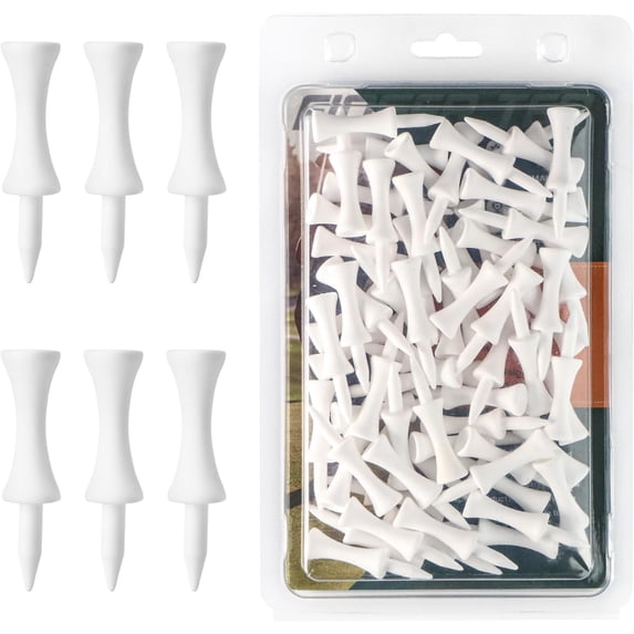 Plastic Golf Castle Tees Step Down Value 200 Count, Unbreakable Mixed ...