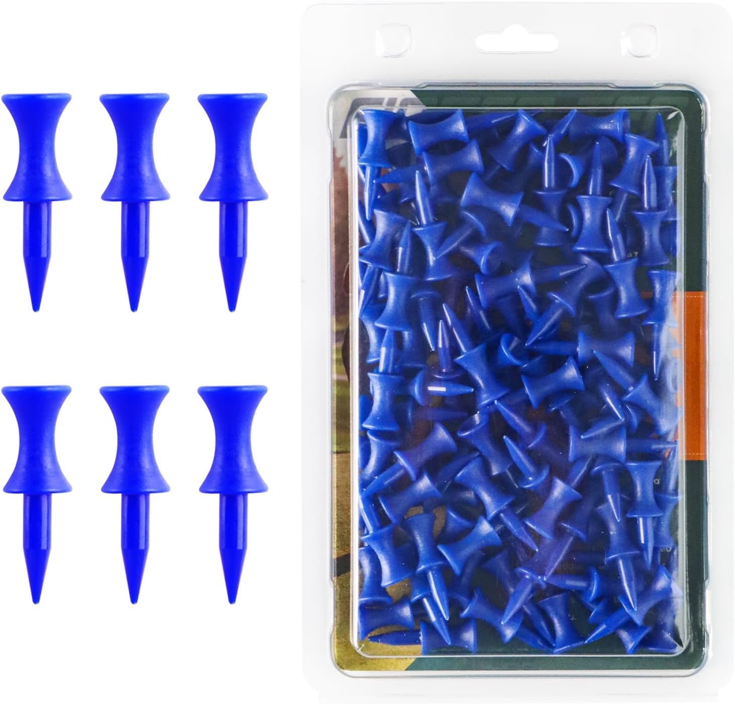 Plastic Golf Castle Tees Step Down Value 200 Count, Unbreakable Mixed ...