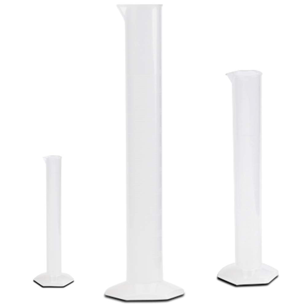 Plastic Graduated Cylinder Set, 3 Sizes - 10, 50, & 100ml ...