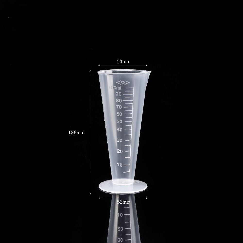 Plastic Graduated Measuring Cup Large Capacity Scale Laboratory Beaker ...